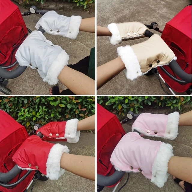 FLEECE HAND MUFF Winter Anti-freeze Glove for Baby Jogger Pram $20.85 ...