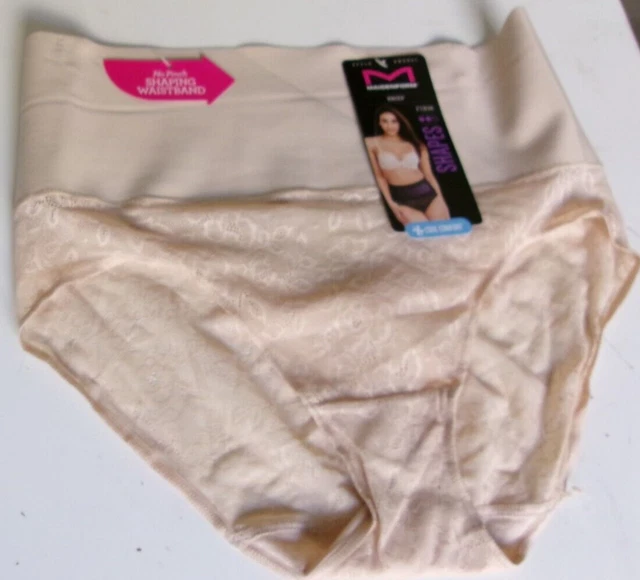 MAIDENFORM COOL COMFORT firm control shaping brief Beige Size XL Style ...