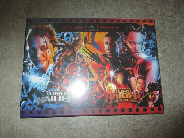 LARA CROFT TOMB Raider 1+2 (4 Disc-limited-Mediabook-Blu-ray/DVD~FSK-12) NEU/OVP EUR 1,00 ...