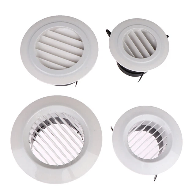 ADJUSTABLE AIR VENTILATION Cover Round Ducting Ceiling Wall Hole Air ADJUSTABLE AIR VENTILATION Cover Round Ducting Ceiling Wall Hole Air