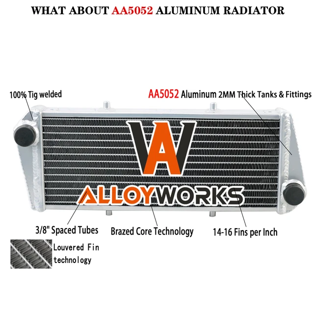 ALUMINUM RADIATOR FOR Ultralight Rotax 912i 912 914 UL 4-Stroke Engine ...