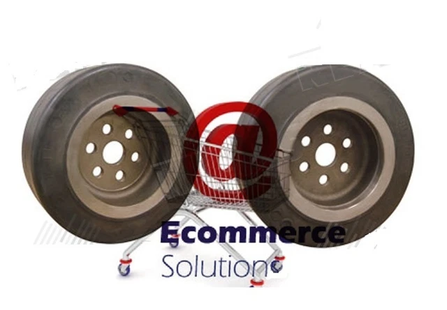 DRIVE WHEEL RUBBER Pallet Truck XA16 XA20 XA 16 20 Linde Fenwick 230 90 ...