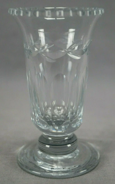 GEORGIAN ANGLO IRISH Leaf Band & Panel Cut Glass Syllabub / Jelly Circa ...