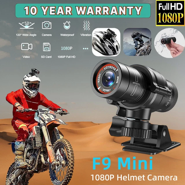 PRO MOTOR BIKE Camera Full HD 1080P DVR Min Motor Cycle Action Helmet ...
