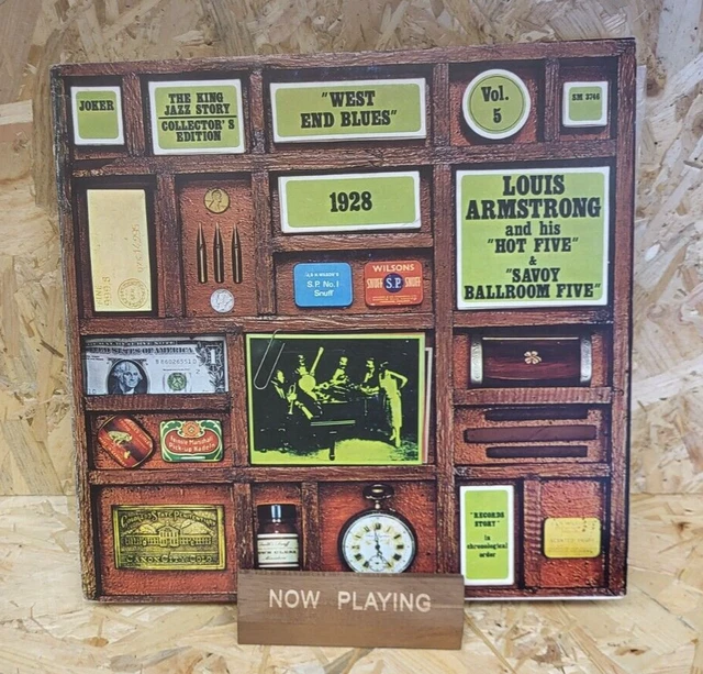 LOUIS ARMSTRONG & His Savoy Ballroom Five- West End Blues Vinyl Record ...