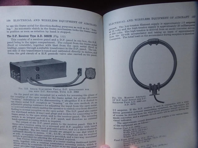 1940S RAF WW2 Aircraft Wireless Valve Equip Book Original Df Tracking ...