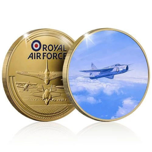HIGH COMMAND RAF English Electric Lightning Fighter Commemorative Gold ...