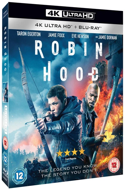 ROBIN HOOD (4K UHD Blu-ray) Paul Anderson Tim Minchin Björn Bengtsson ...