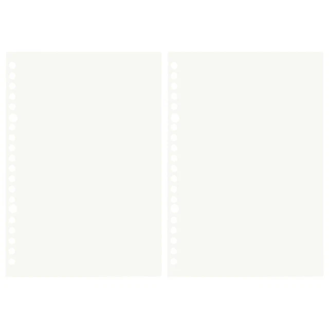 CLEAR SHEET PROTECTOR Index Divider Separator for Ring Binder Document ...