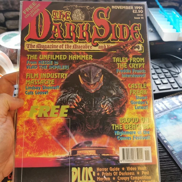 THE DARK SIDE issue 51 castle freak unfilmed hammer horror horror ...