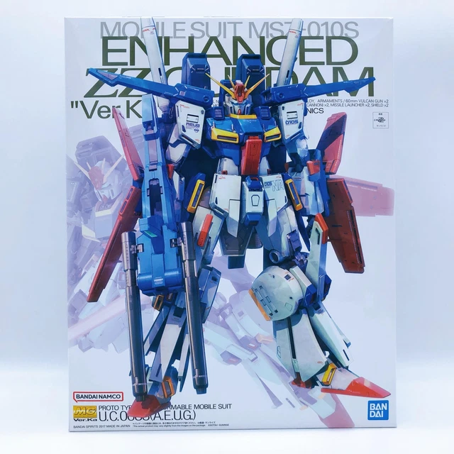 MG 1/100 ENHANCED ZZ Gundam Ver.Ka Gunpla Plastic Model Kit Bandai ...