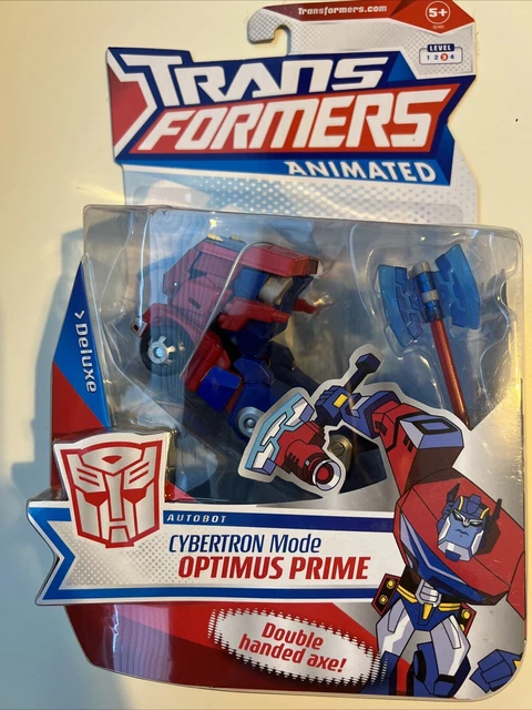 ORIGINAL TRANSFORMERS ANIMATED Deluxe Class Cybertron Mode Optimus ...