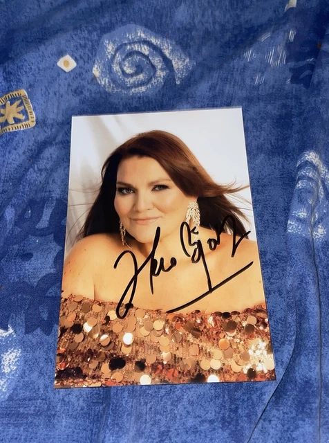 PHOTO DEDICACE AUTOGRAPH Hera Bjork Eurovision Iceland 2024 Scared Of ...