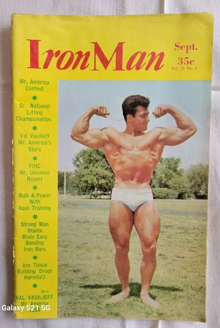 IRONMAN BODYBUILDING MUSCLE magazine VAL VASILIEFF 9-64 £15.82 - PicClick UK