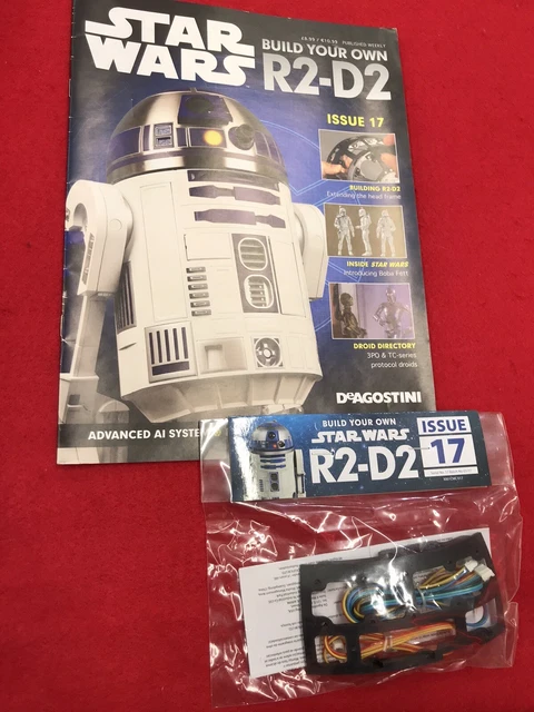 1:2 SCALE DEAGOSTINI Star Wars Build Your Own R2-D2 Issue 17 Complete ...