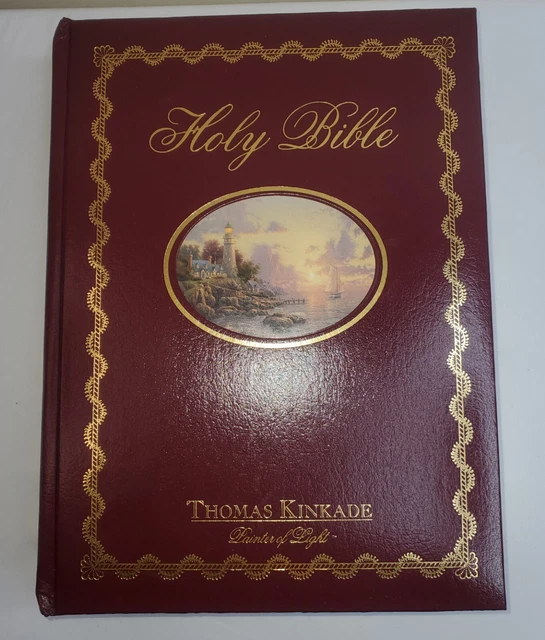 HOLY BIBLE, THOMAS Kinkade; Painter of Light, New King James Version ...