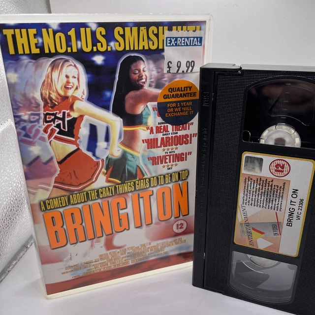 BRING IT ON VHS Video Big Box Ex Rental £4.95 - PicClick UK