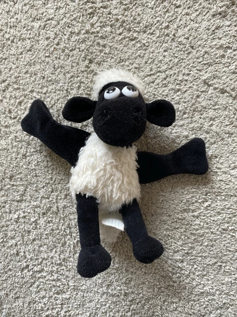 WALLACE & GROMIT Grommit 6” Shaun Shawn The Sheep Plush Soft Toy Finger ...