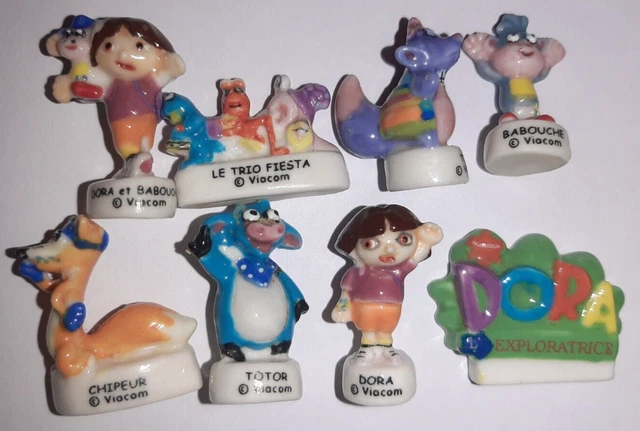 SÉRIE COMPLÉTE 8 fêves dora l'exploratrice 2005 EUR 9,95 - PicClick FR