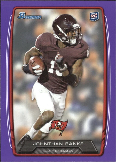CARTE DE FOOTBALL 2013 Bowman violet Tampa Bay Buccaneers #137 Johnthan ...