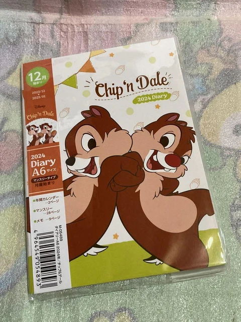 DISNEY CHIP AND Dale 2024 Schedule Book A6 Size Notebook £45.26 ...