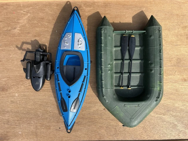 VINTAGE ACTION MAN Assault Craft Boat + Action Man Canoe £14.98 ...