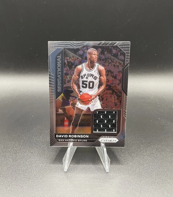 2020-21 PRIZM DAVID ROBINSON Sensational Swatches GAME-WORN PATCH #SSW ...