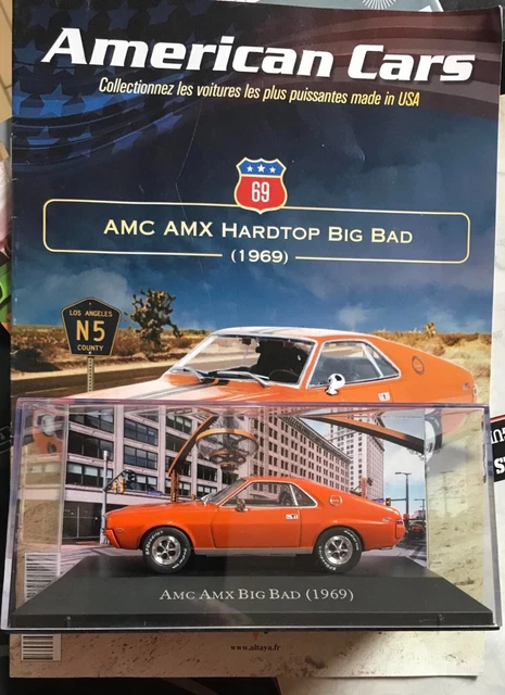 AMERICAN CARS AMC AMX Hardtop Big Bad 1969 et Plymouth Satellite ...