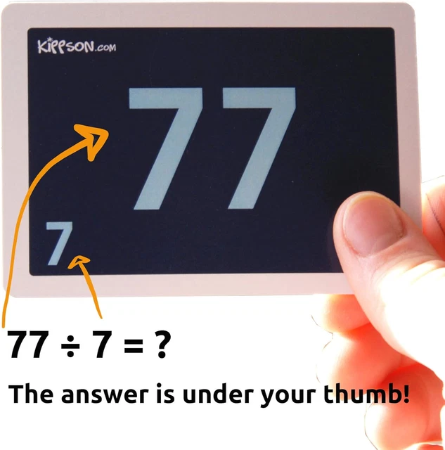 TIMES TABLES FLASH Cards - Multiplication and Division 2-In-1 Set of ...