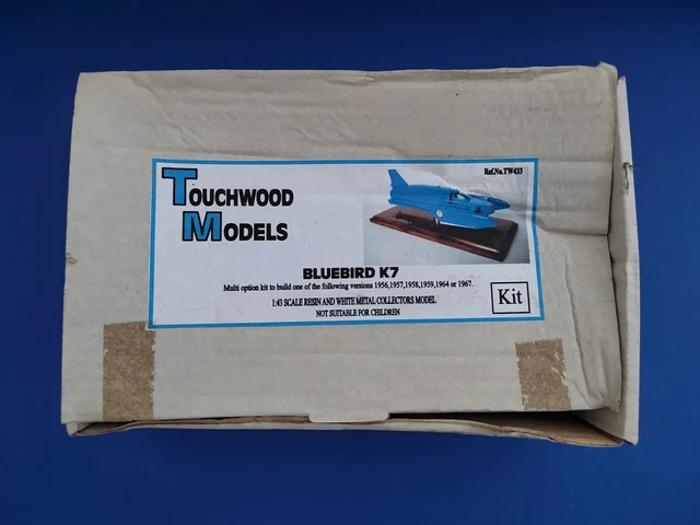 TOUCHWOOD MODELS Bluebird K7 Resin And White Metal 1:43 Scale Model Kit ...
