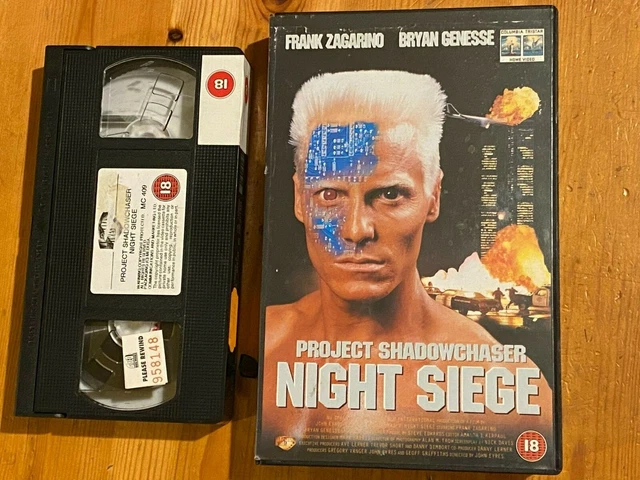 PROJECT SHADOWCHASER NIGHT siege VHS PAL Video BIG CASE RARE £14.54 ...
