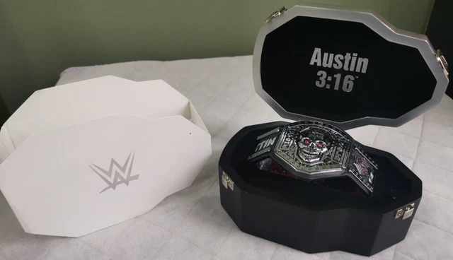 NEW WWE/WWF STONE Cold Steve Austin Mini Legacy Championship Title Belt ...