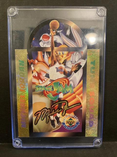 SPACE JAM 1996 Michael Jordan Jumbo Die Cut Card numérotée 1474/5000 ...