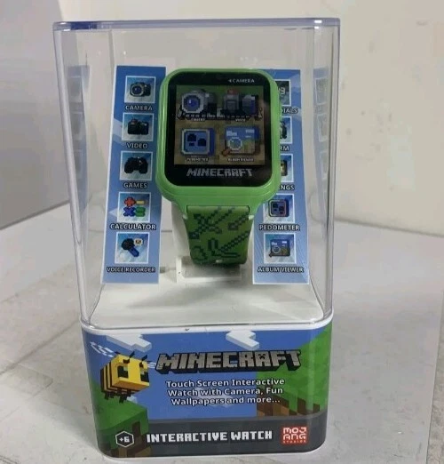 MINECRAFT TOUCHSCREEN WATCH Interactive Smart Watch (Model MIN4045AZ ...