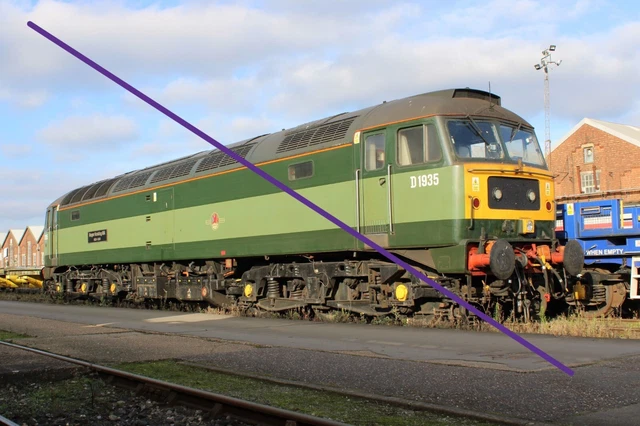 RAILWAY PHOTO CLASS 47 47805 Eastleigh Works Nov 24 Colour Print 7.5 x ...