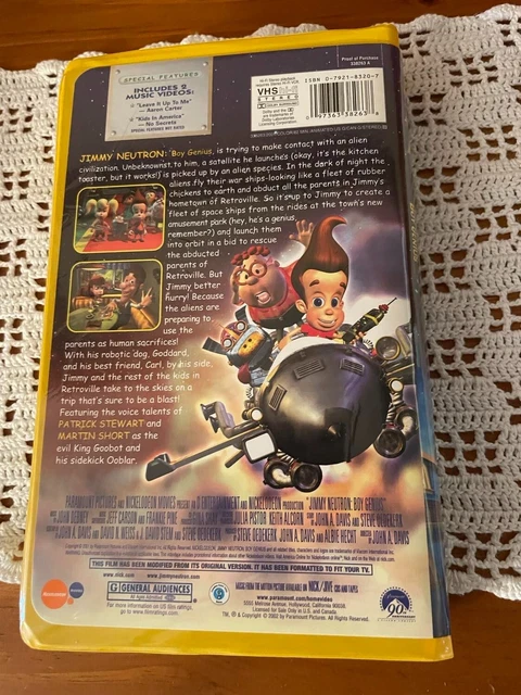 JIMMY NEUTRON: BOY Genius (VHS, 2002, Clam Shell) $5.58 - PicClick CA