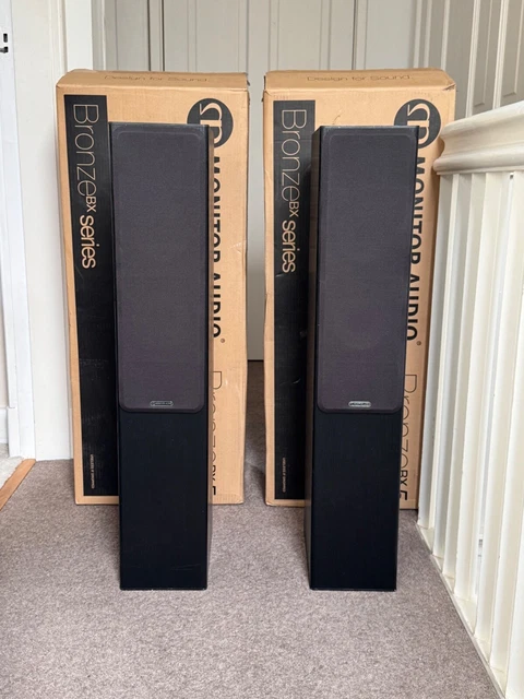 MONITOR AUDIO BRONZE BX5 120W Floor Standing Speakers £33.14 - PicClick UK