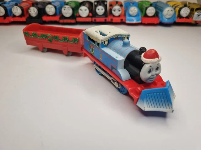 THOMAS AND FRIENDS TrackMaster Motorized RARE Christmas Thomas £32.00 ...