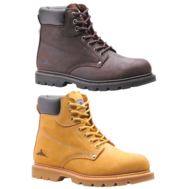 PORTWEST FW17 STEELITE Welted Safety Slip Oil Heat Resistant Work Boot ...