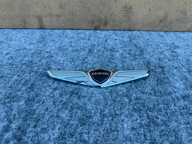 GENESIS G70 2019-2021 OEM Coffre Emblème Logo Badge Chrome/Noir ...