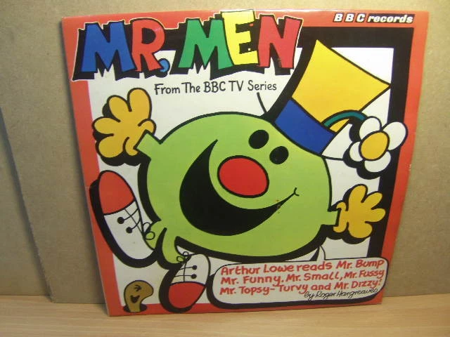MR MEN STORIES ready by Arthur Lowe 1978 LP BBC REC 337 £5.50 - PicClick UK