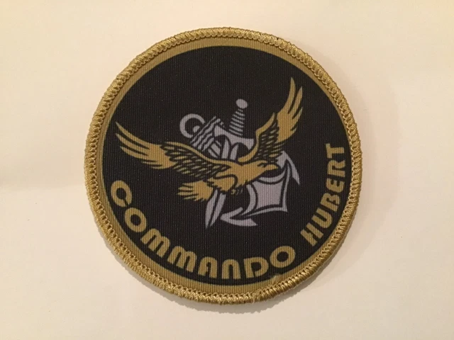 ECUSSON INSIGNE PATCH Tissus Militaire Armee Commando Hubert Marine ...