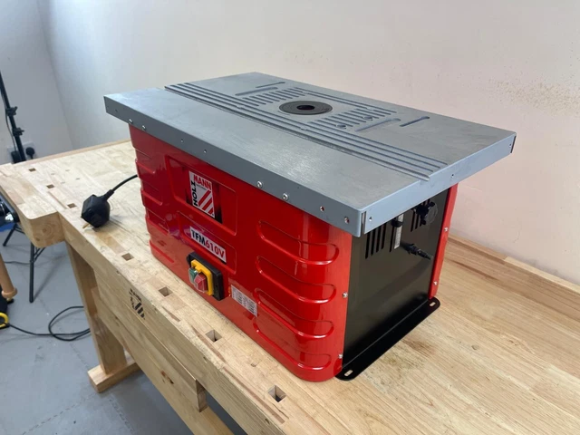 HOLZMANN TFM610V 1500W Router Table 6 speed with 1/4" & 1/2" Collets ...