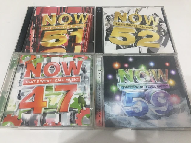 NOW THAT'S WHAT I CALL MUSIC CDS NOW 47 /51 / 52 / 59 job lot bundle ...