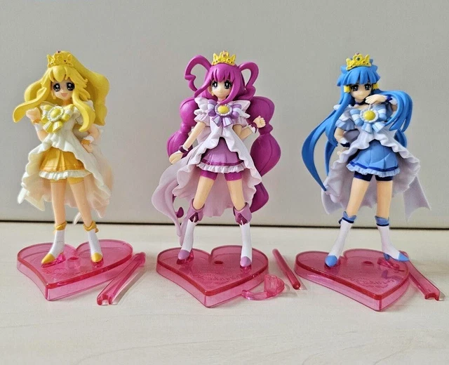Glitter Force Smile Precure Figure Cure Doll 3set Toy Pretty Cure