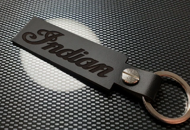 INDIAN LEATHER KEYRING keychain Motorbike Scout Bobber 60 Sixty ...
