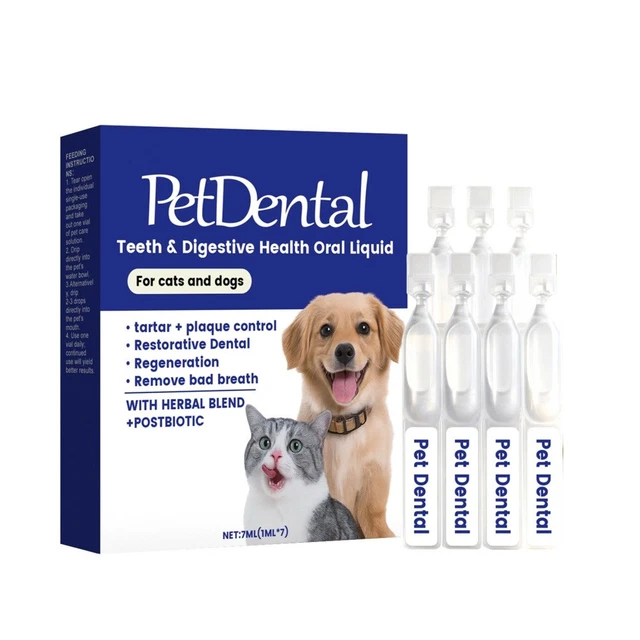 PET ORAL CARE Solution 7ml Herbal-Formula Gentle Absorption Fresh ...
