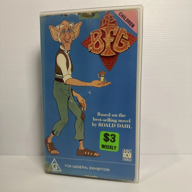 THE BFG MOVIE VHS Tape Children Animation Cartoon $17.95 - PicClick AU