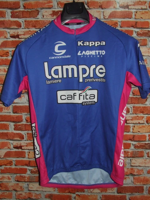 LAMPRE CAFFITA KAPPA Maillot de Vélo Haut Maillot Cyclisme Taille XL ...