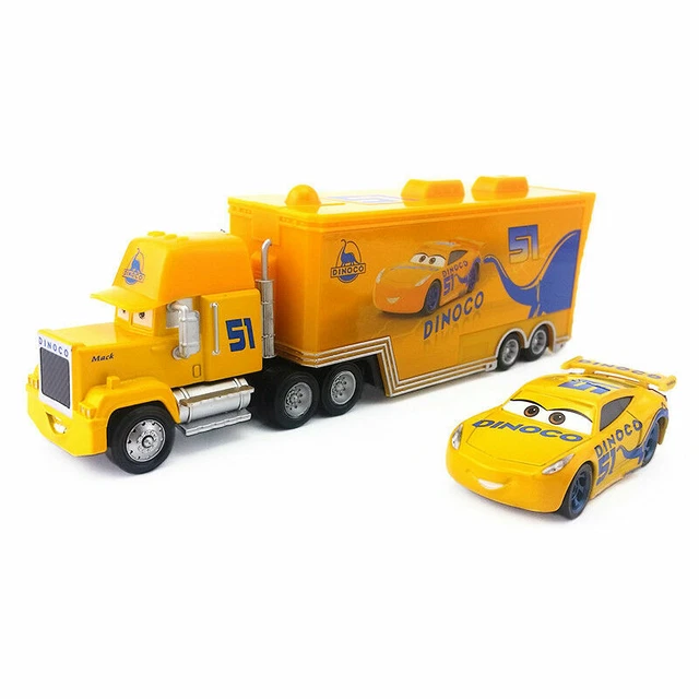 DISNEY PIXAR CARS No.51 Dinoco Cruz Ramirez's Hauler Mack Truck Car ...